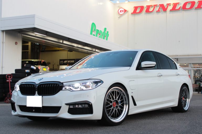 BBSといえばLM⁈BMW G30 530Eに新色のBBS LMを装着。 | 知立店 | 店舗ブログ | タイヤ＆ホイールの専門店「クラフト」
