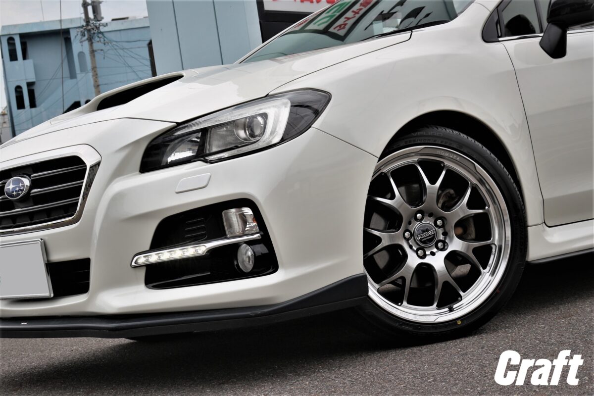 【VM型レヴォーグ】HOMURAの新作2×7RAに柿本サウンドでカスタム！！ | 多治見店 | 店舗ブログ | タイヤ＆ホイールの専門店「クラフト」