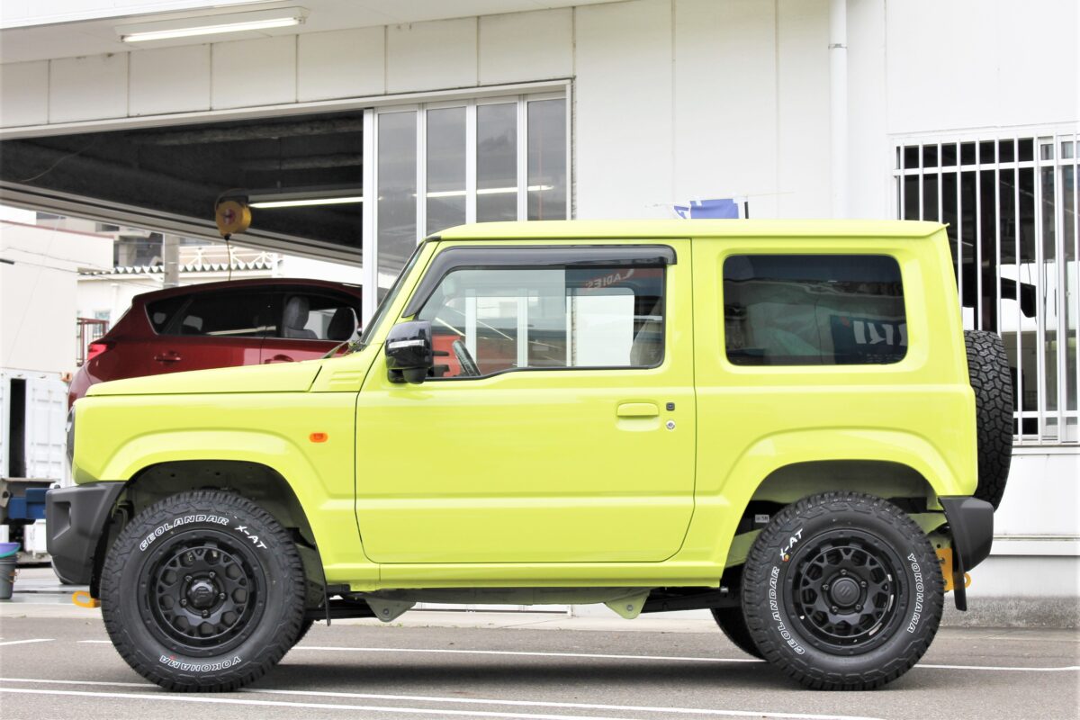 JB64ジムニーにRAYSデイトナM9ブラックエディション×ジオランダーX-ATを装着!! | JB64ジムニーにRAYSデイトナM9ブラック ...