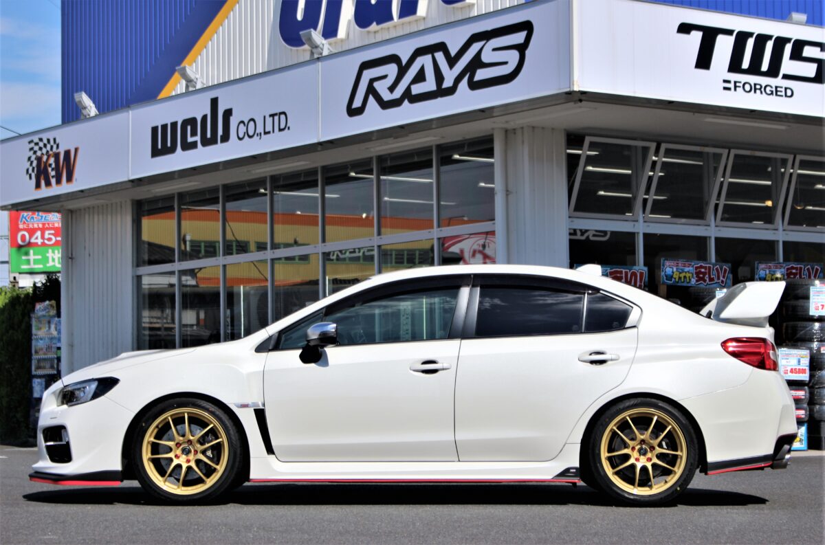 WRX STI×ENKEI PF01 SUBARUと言えば。。なカラーをインストール | 厚木店 | 店舗ブログ | タイヤ＆ホイールの専門店 ...