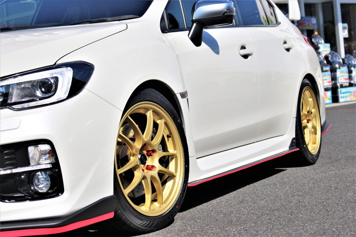 WRX STI×ENKEI PF01 SUBARUと言えば。。なカラーをインストール | 厚木店 | 店舗ブログ | タイヤ＆ホイールの専門店 ...