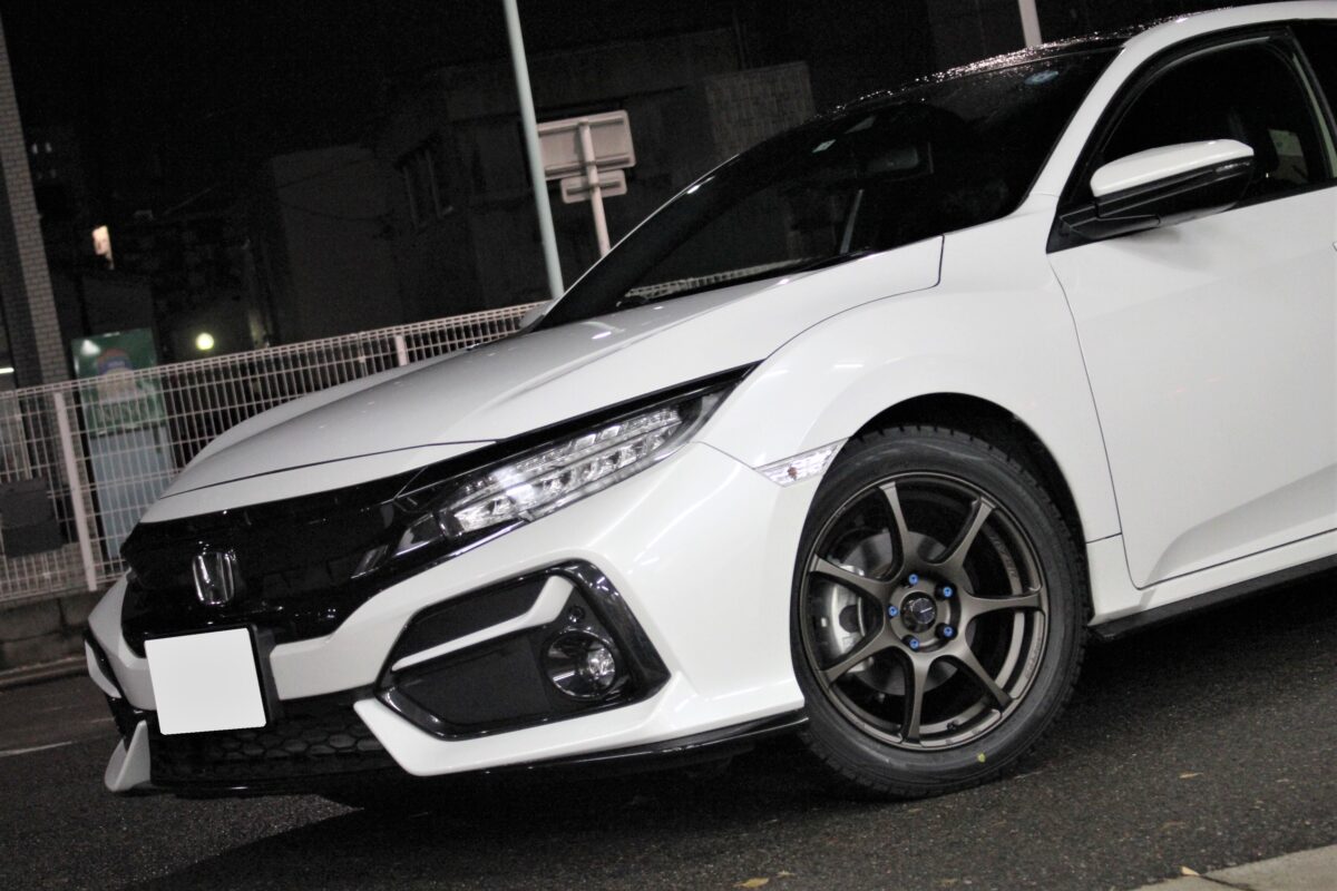 FK7シビックにWeds Sport SA-75Rでスタッドレス仕様に！ | FK7シビックにWeds Sport SA-75Rでスタッドレス ...