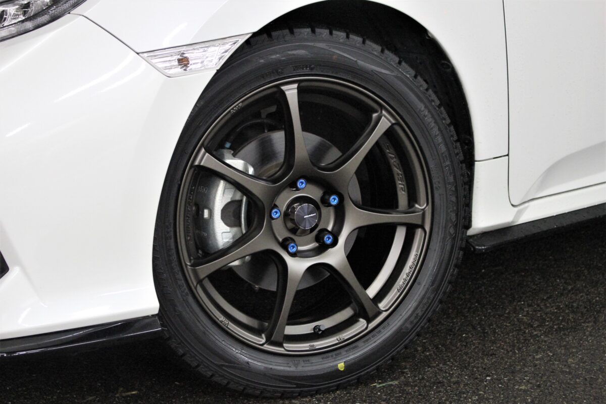 FK7シビックにWeds Sport SA-75Rでスタッドレス仕様に！ | FK7シビックにWeds Sport SA-75Rでスタッドレス ...