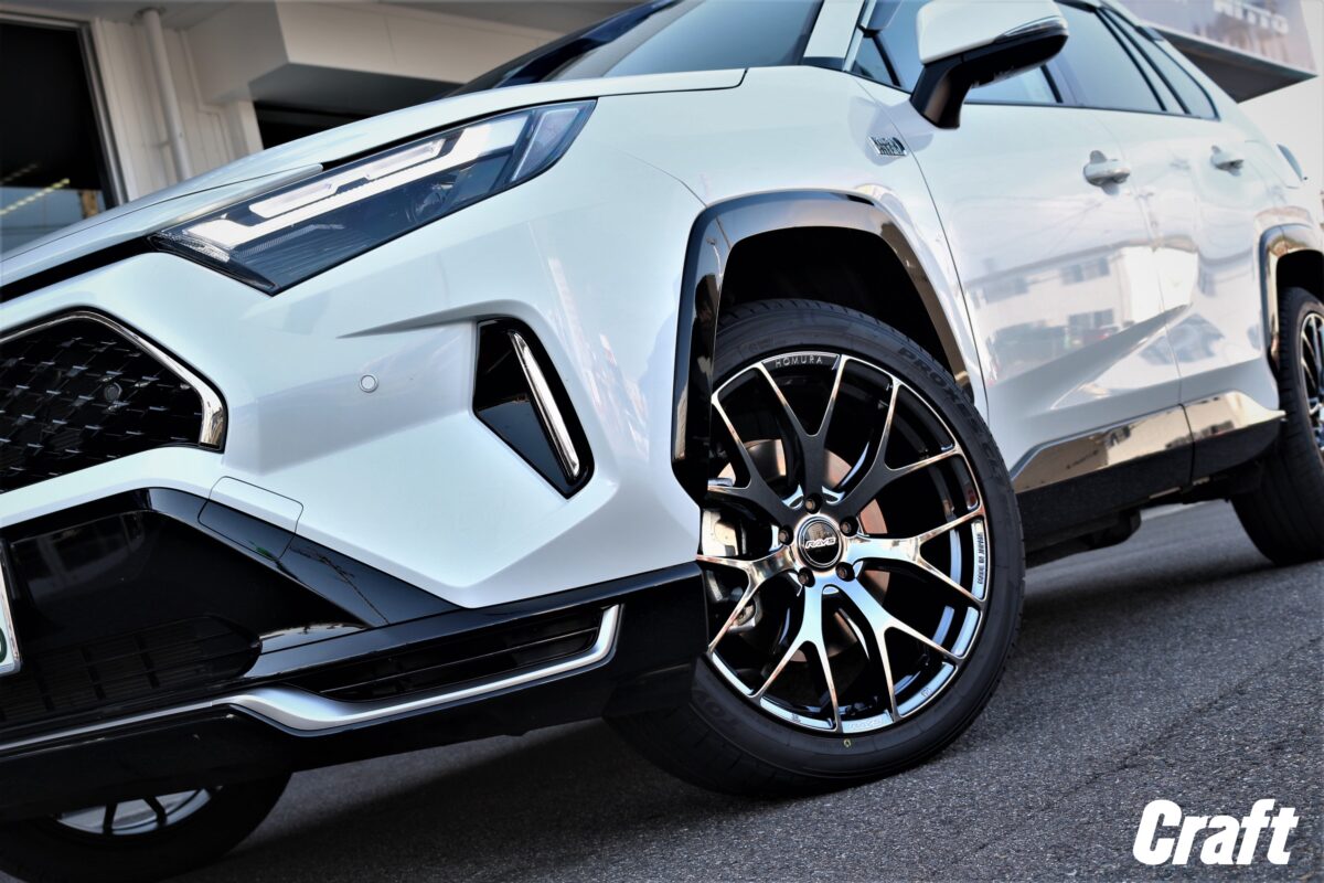 【RAV4】RAYS HOMURA2×7FTの20インチにしドレスアップ仕様に！！ | 多治見店 | 店舗ブログ | タイヤ＆ホイールの専門店 ...