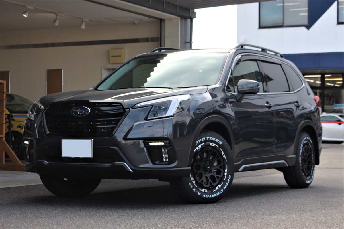 SK フォレスター に Air/G Rocks 装着。 ホワイトレター でアーバンオフに仕上げます！ | URBAN OFF CRAFT 中川 ...