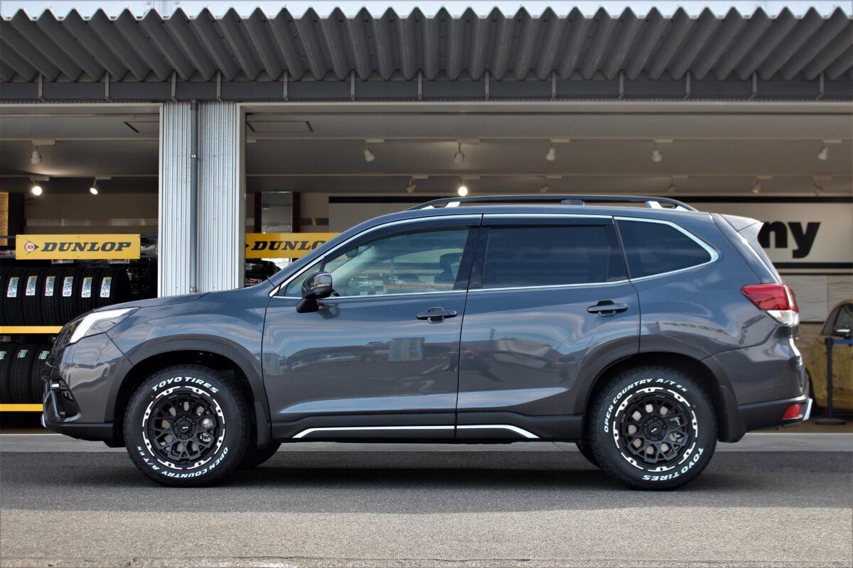 SK フォレスター に Air/G Rocks 装着。 ホワイトレター でアーバンオフに仕上げます！ | URBAN OFF CRAFT 中川 ...