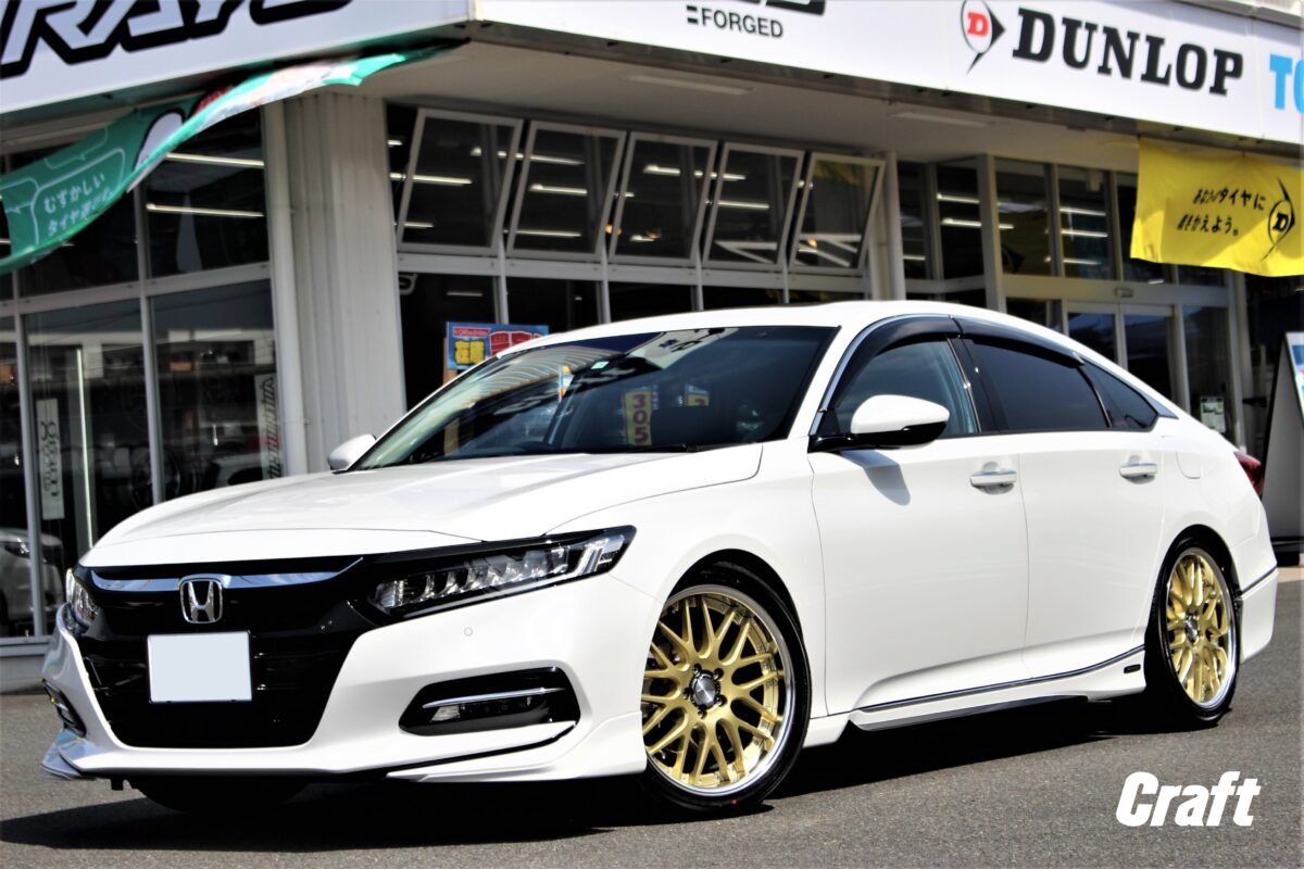 ホンダ アコードハイブリッド CV3 ローダウン車にピッタリなホイールを見つけましたよっ | 厚木店 | 店舗ブログ | タイヤ＆ホイールの ...