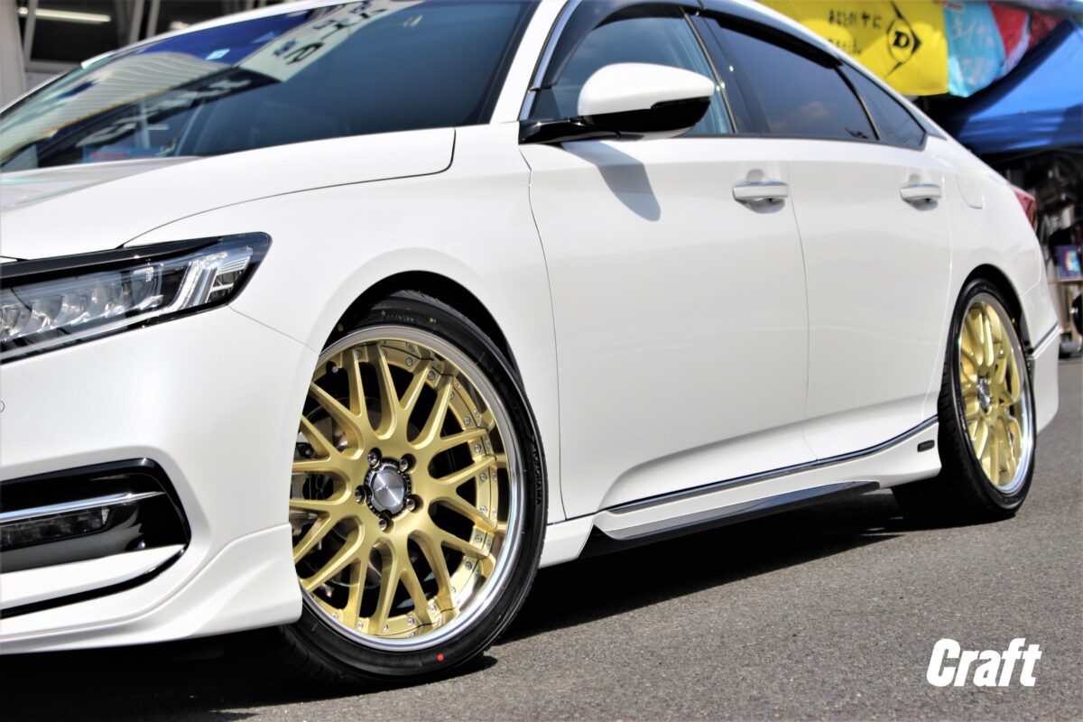 ホンダ アコードハイブリッド CV3 ローダウン車にピッタリなホイールを見つけましたよっ | 厚木店 | 店舗ブログ | タイヤ＆ホイールの ...