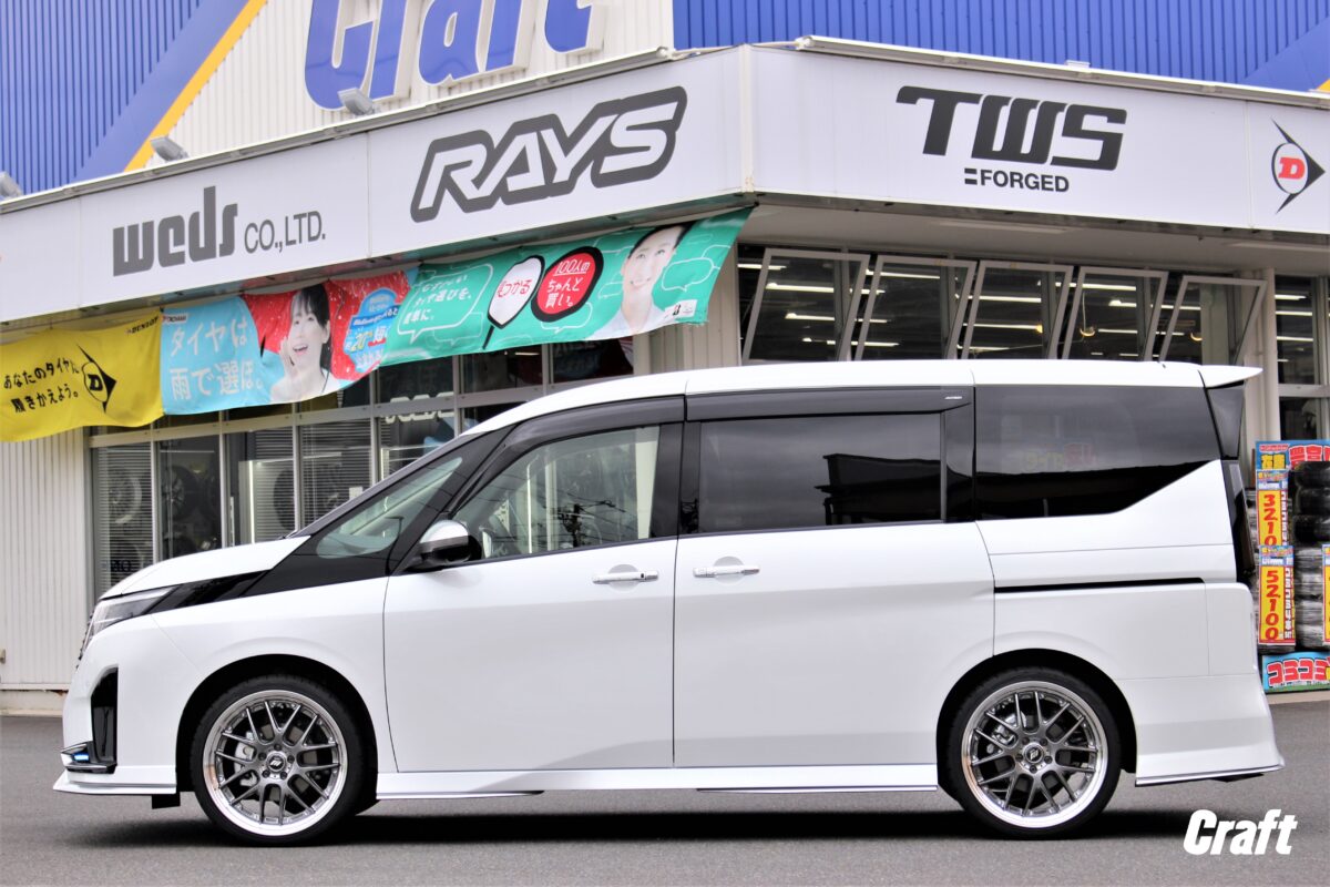 新型セレナ FC28 を最速カスタム！！ WORK 20インチを装着しましたよぉ～ | 厚木店 | 店舗ブログ | タイヤ＆ホイールの専門店 ...