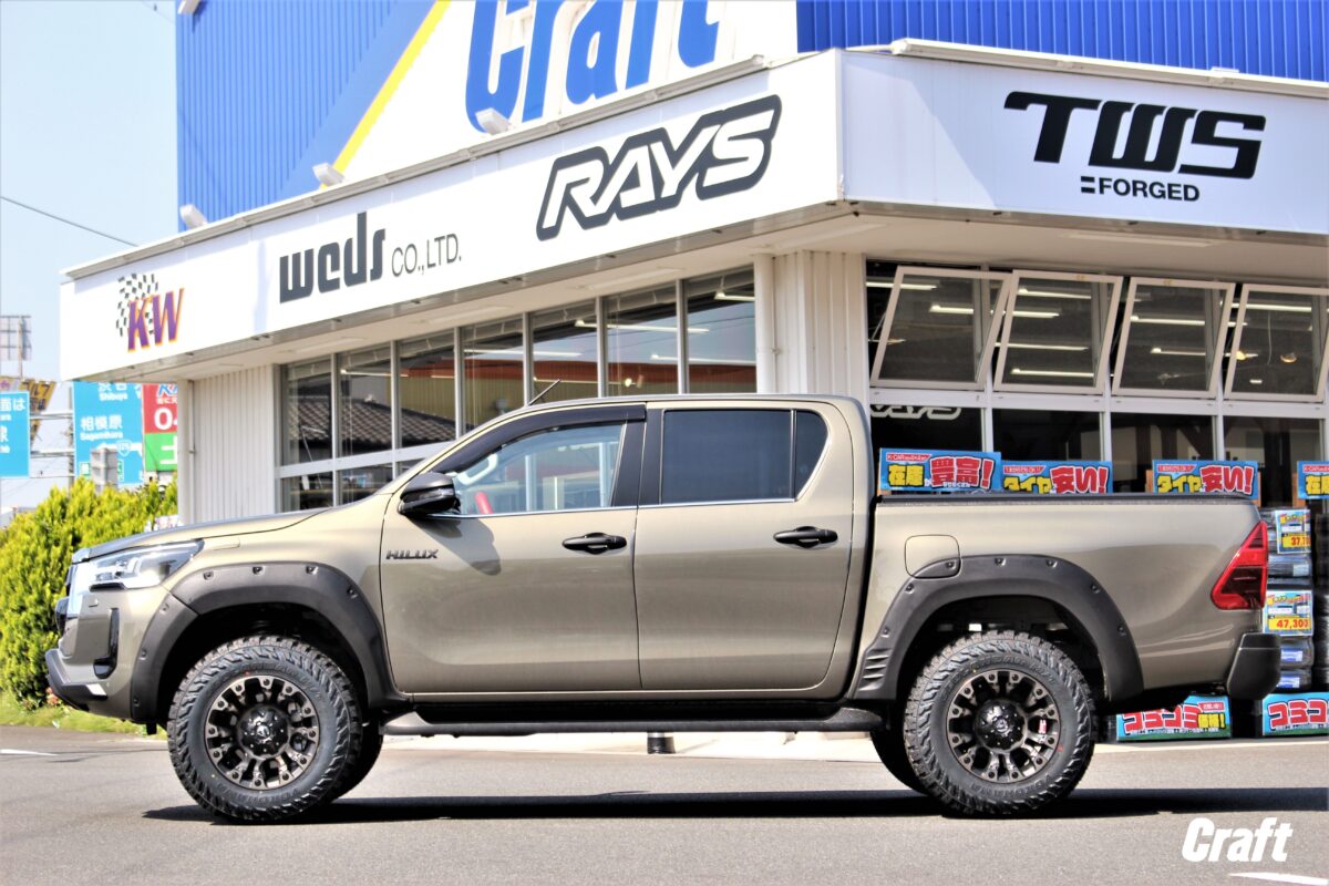 GUN125ハイラックスにマイナスインセットを装着！！ | 厚木店 | 店舗ブログ | タイヤ＆ホイールの専門店「クラフト」