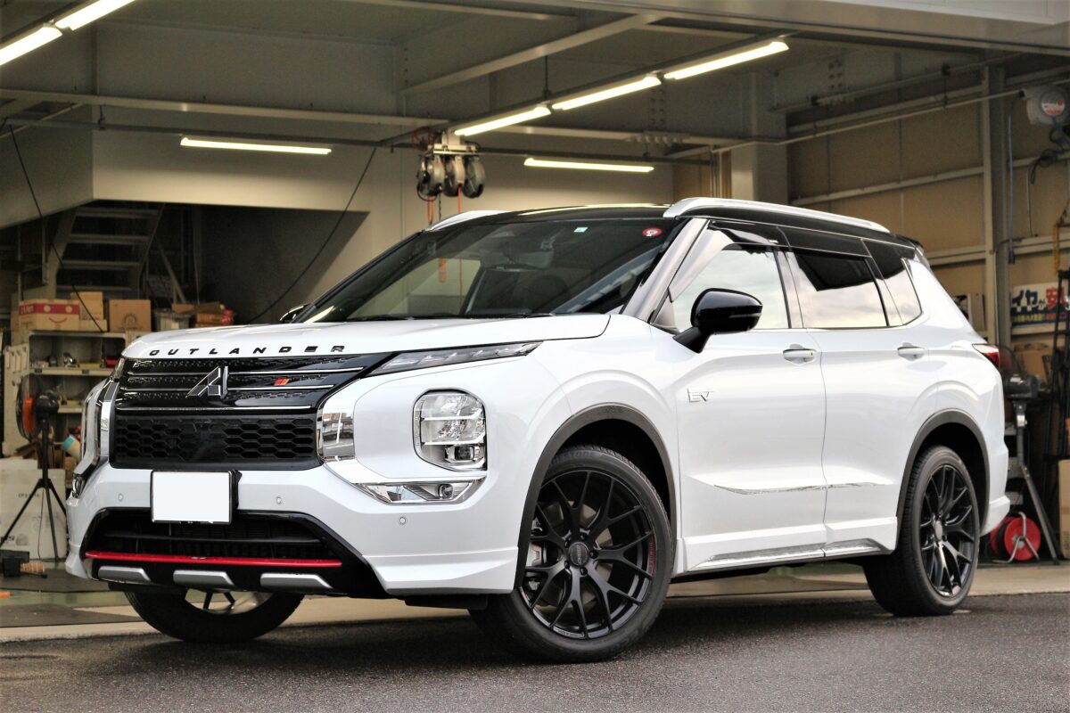 MITSUBISHI アウトランダー に RAYS HOMURA 2x7 FT 装着 。 | 多治見店 | 店舗ブログ | タイヤ＆ホイールの ...