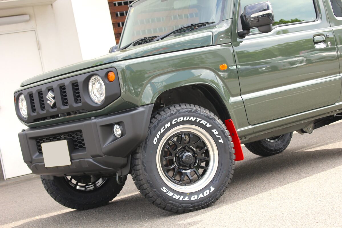 JB64ジムニーにRAYS A・LAP-07X×トーヨーオープンカントリーRTを装着!! | JB64ジムニーにRAYS A・LAP-07X× ...