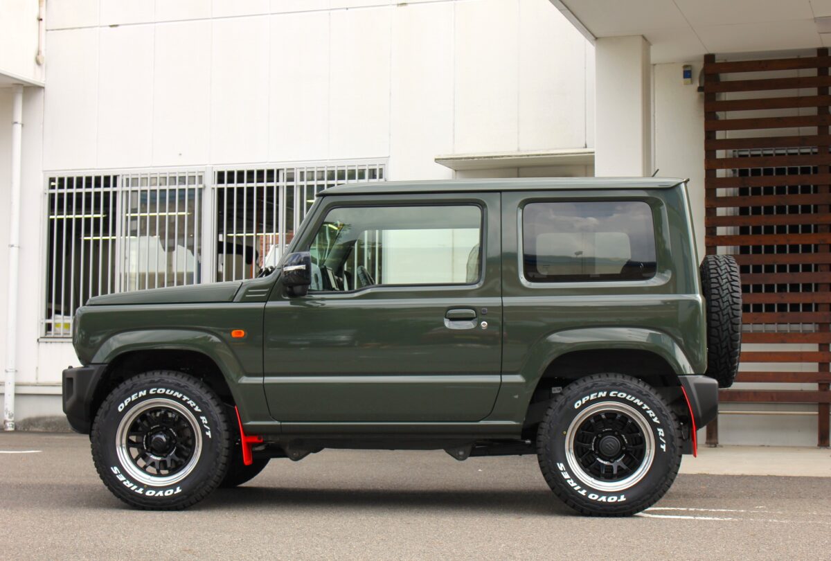 JB64ジムニーにRAYS A・LAP-07X×トーヨーオープンカントリーRTを装着!! | JB64ジムニーにRAYS A・LAP-07X× ...