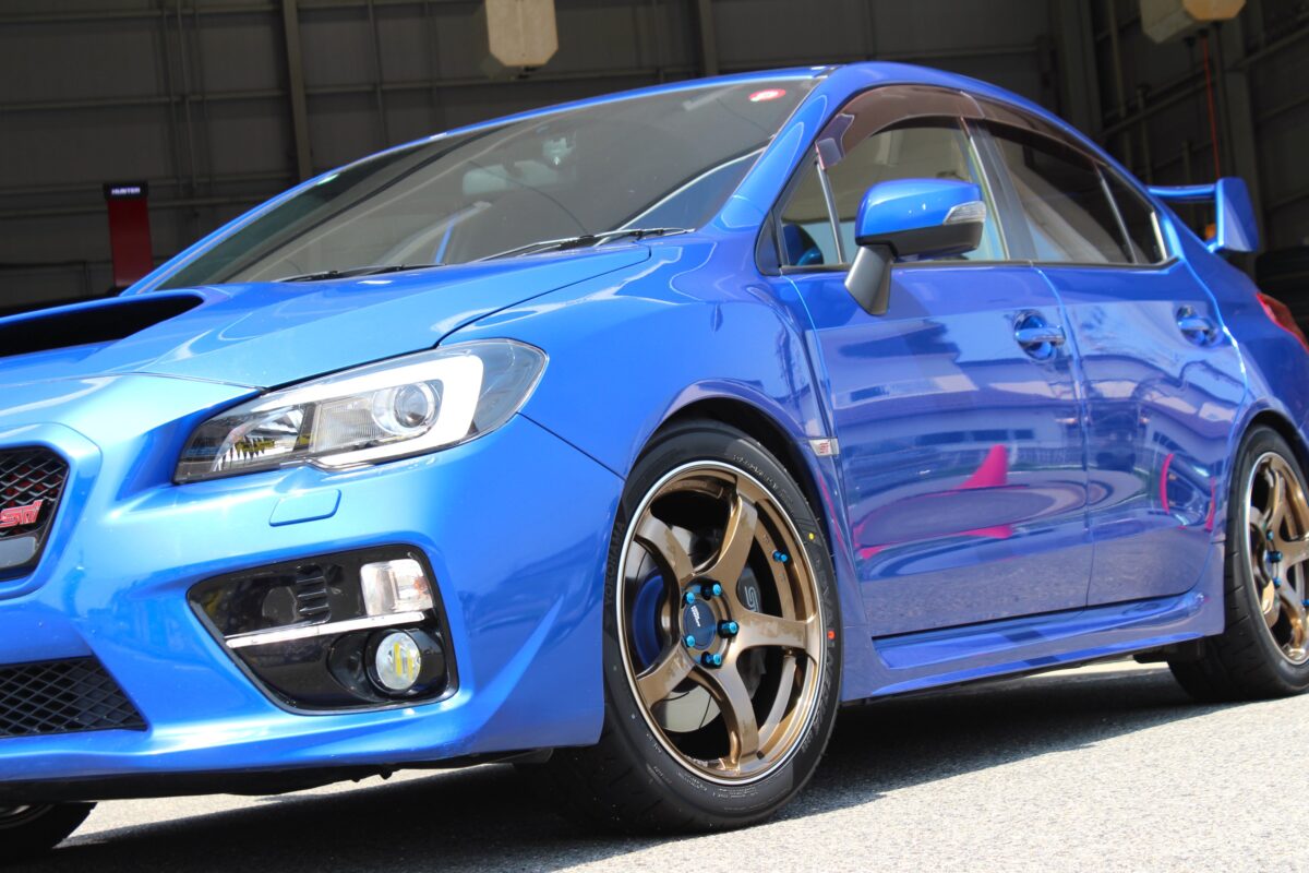 【カスタムブログ】WRX STIに18インチADVAN Racing TC-4を装着！ | 四日市店 | 店舗ブログ | タイヤ＆ホイールの ...