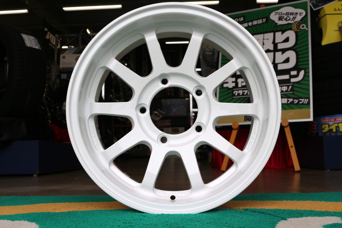 【入荷情報】・ Rays A･LAP-J PRO ダッシュホワイト登場 | 多治見店 | 店舗ブログ | タイヤ＆ホイールの専門店「クラフト」